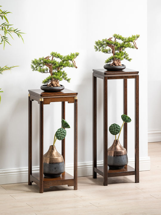 Chinese Flower Stand Balcony Flower Stand Solid Wood Flower Rack ...