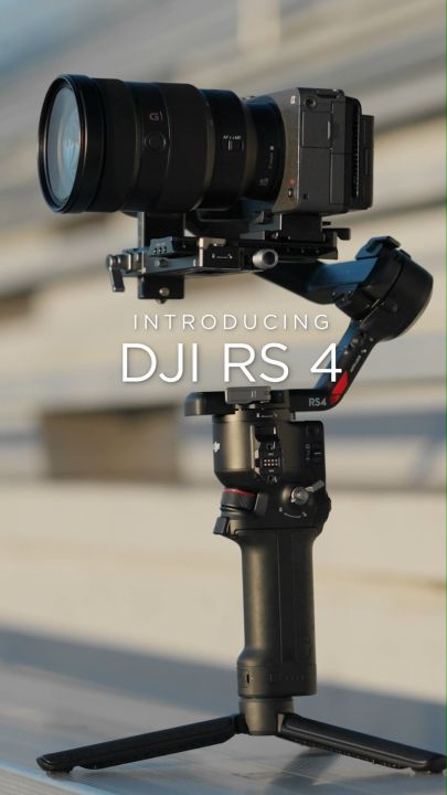 DJI RS 4 - Stabilizer | 2nd-Gen Native Vertical Shooting | Joystick ...