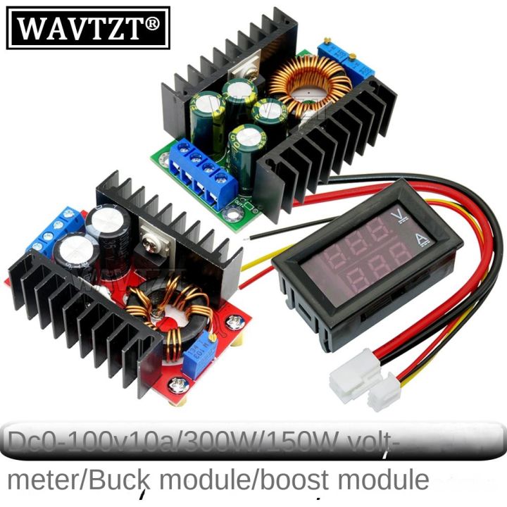 DC DC 150W Boost Converter / 9A 300W Step Down Buck Converter Power module DC 0-100V 10A Digital ...