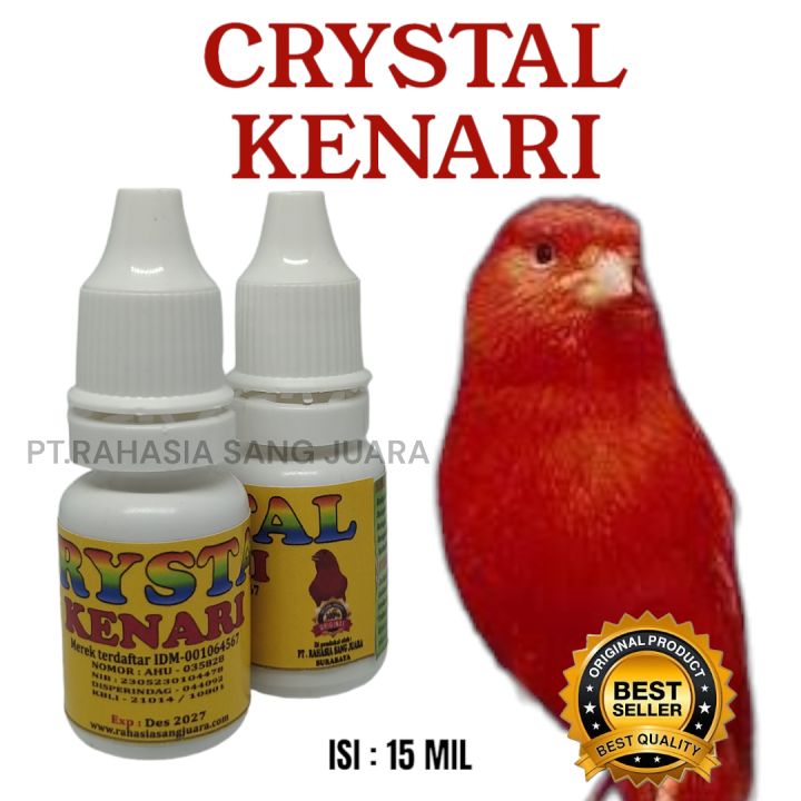 CRYSTAL KENARI - VITAMIN PENGGACOR KENARI 15 MIL | Lazada Indonesia