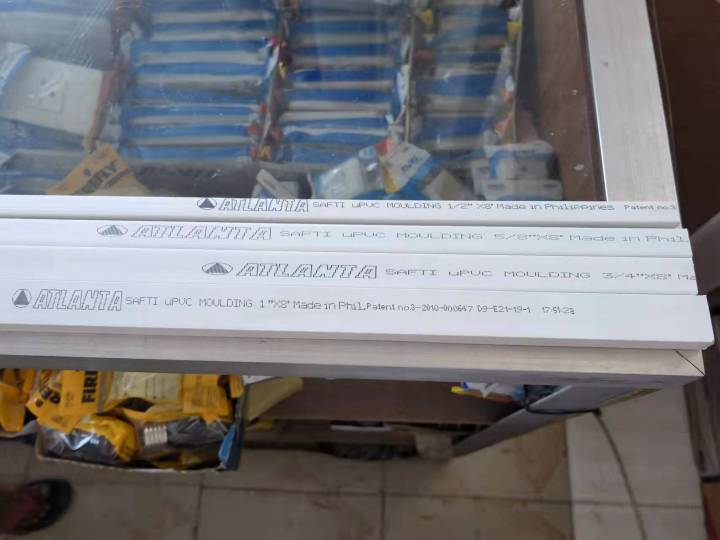 PVC MOULDING 1/2 5/8 3/4 1x8ft long | Lazada PH