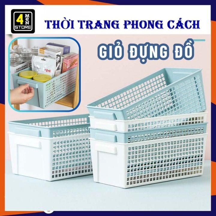 Giỏ Nhựa Đựng Đồ Đa Năng INOMATA Dáng Rộng Kiểu Nhật Bản SIZE 28 x 12CM ...