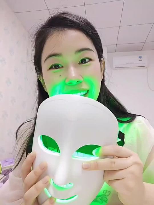Colorful Photon Skin Rejuvenation Mask Device Rechargeable LED ...