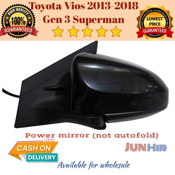 Power Side Mirror Toyota Vios 2013 2014 2015 2016 2017 2018 Superman ...