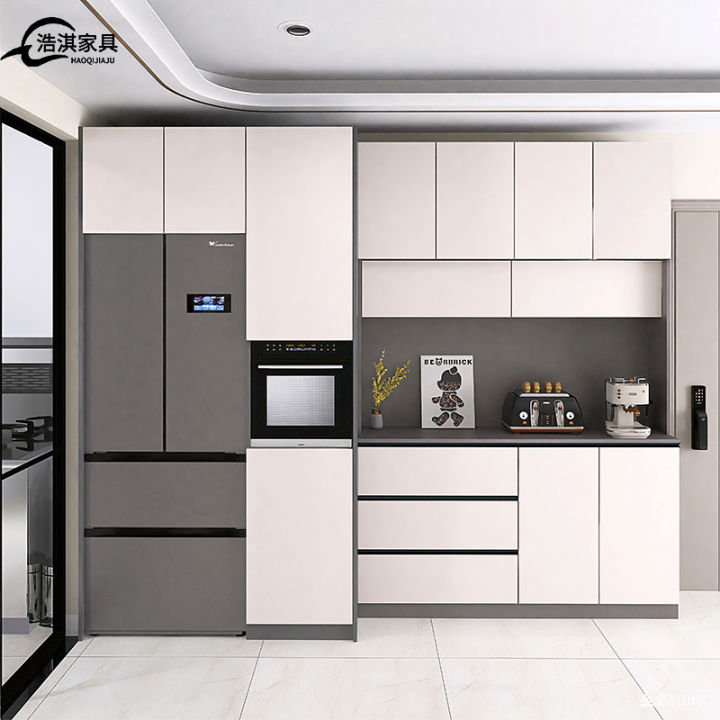 Embedded Refrigerator Cabinet Integrated Wall Sideboard Cabinet High ...