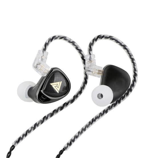 QKZ x HBB Khan 2DD Dynamic Driver Hifi IEM 3D Printed Ergonomic Shell ...
