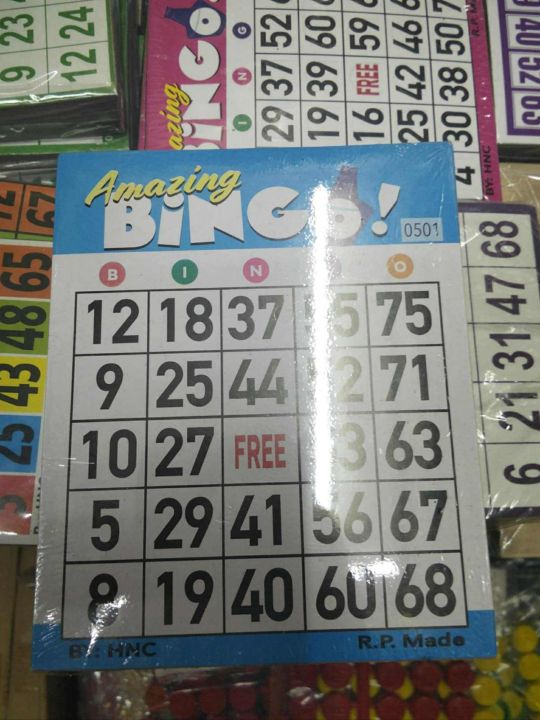 Amazing Bingo Card/Assorted Color | Lazada PH