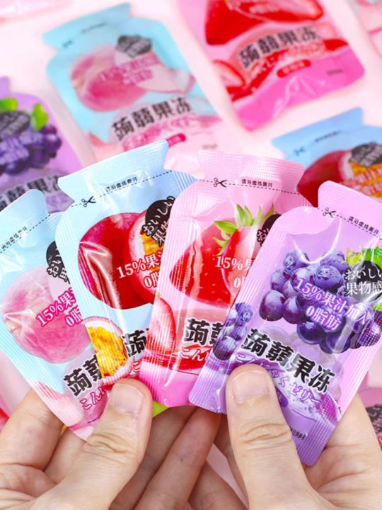 (HALAL) Captain Dolphin Konjac Jelly Mix Flavour Grape Peach Lychee Mango Apple | Lazada