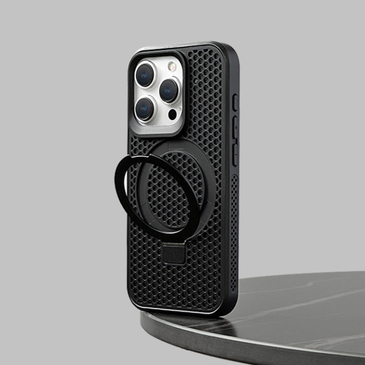 CrashStar With MagSafe Stand Honeycomb Cooling Skin-friendly Soft ...