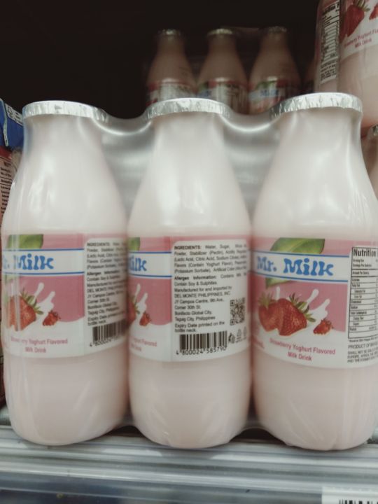 Mr. Milk Strawberry Yoghurt Flavored Milk Drink (6 × 100ml.) | Lazada PH