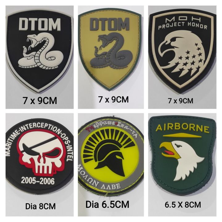 International PVC Tactical Patches Velcro for Collection | Lazada