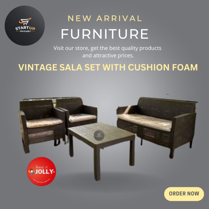 Start up Jolly high quality vintage Sala set with cushion foam included ...