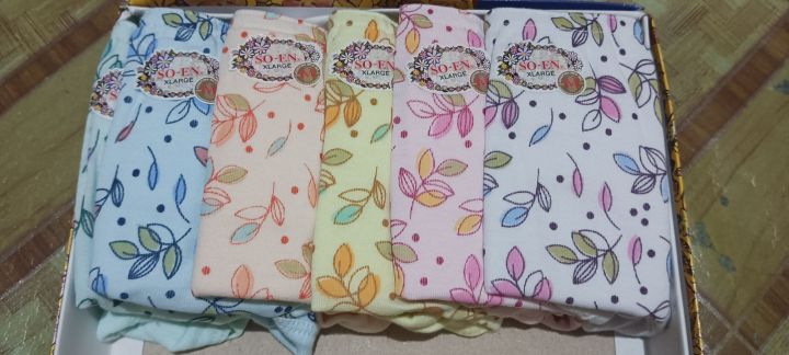 101% ORIGINAL SOEN PANTY FOR ADULT (6pcs. Semi full panty random color ...