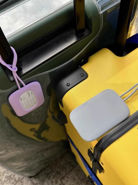 Silicon Baggage Tag Luggage Signboard Anti-Lost Identification Tag ...