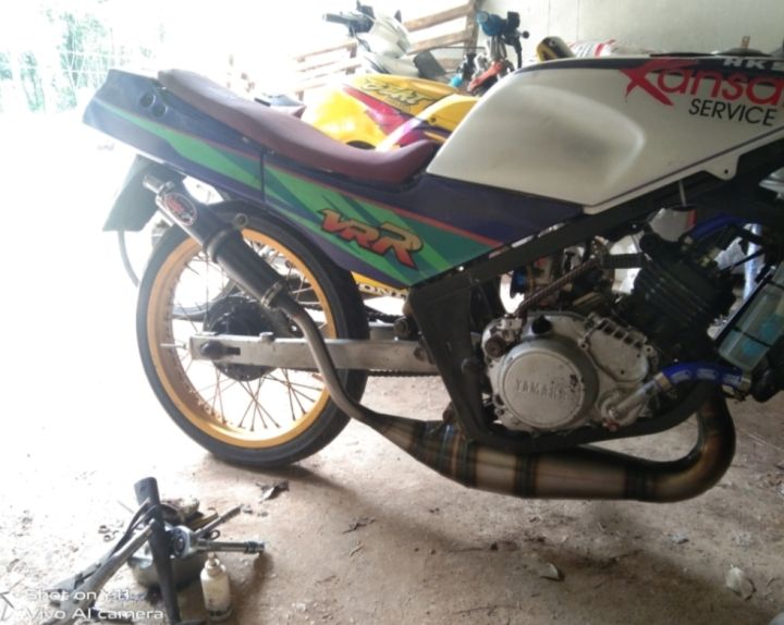 VR TZR ท่อสูตรรถ2จังหวะ พร้อมปลายท่อสูตรยาว12พร้อมเข็มขัดรัดปลายท่อ | Lazada.co.th