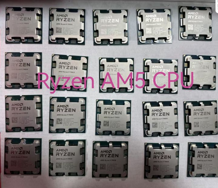 AMD Ryzen R5 7600X R7 7700 R9 7900X Desktop CPU Processors 7nm AM5 Socket 3.1GHz Frequency for ...