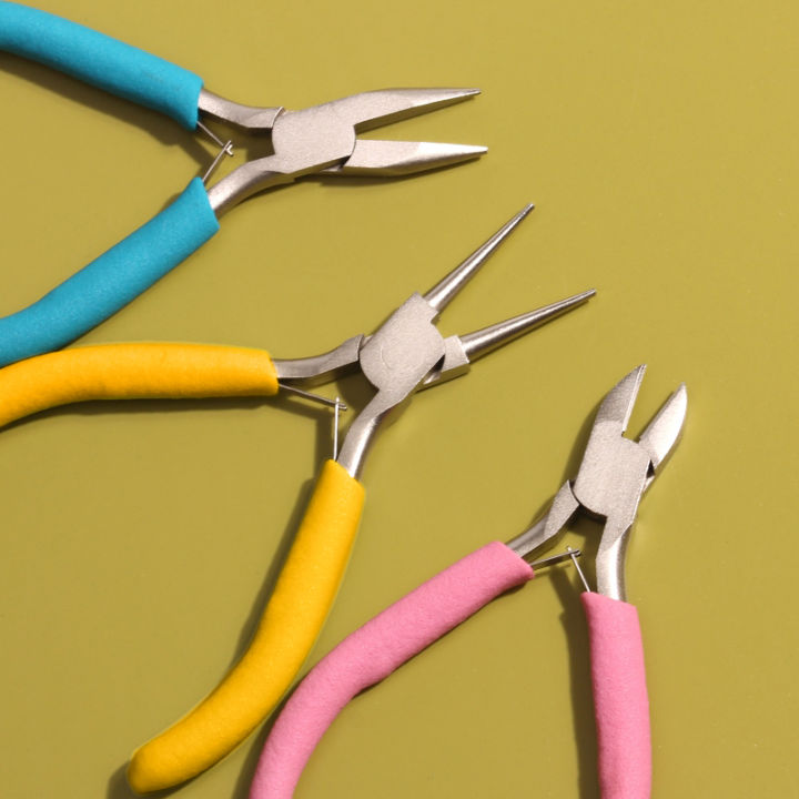 Handmade Pliers Set DIY Jewelry Special Jewelry Pliers Small Flat ...