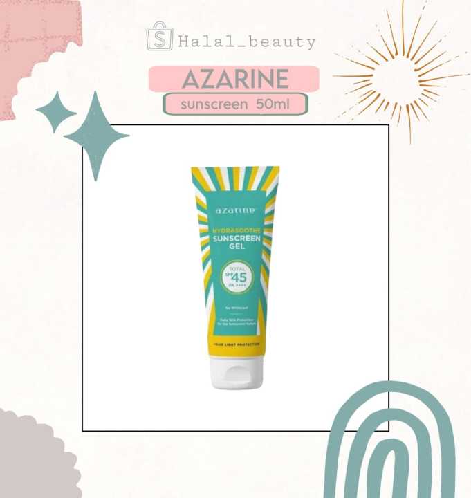 Azarine Hydrosoothe Sunscreen Gel spf 45++++ 50 ml | Lazada Indonesia