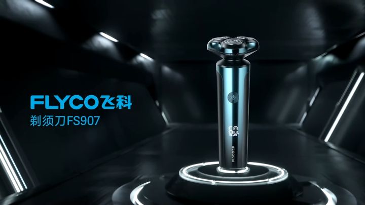 Flyco FS905 3D Float Smart Electric Shaver for Men,Rechargeable Waterproof Electric Razor with ...