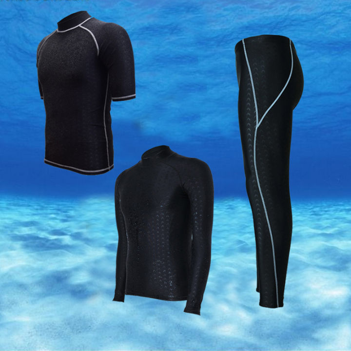 Shark Skin Professional Swimwear Waterproof Quick Dry Snorkeling ...