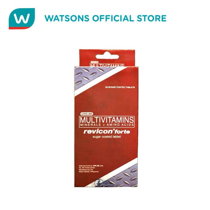 REVICON Forte Sugar Coated Tablet 30s | Lazada PH