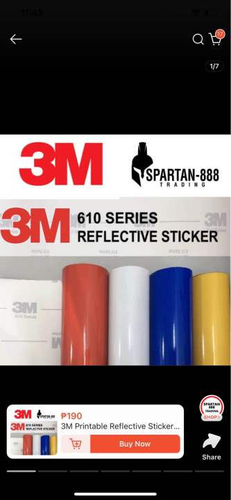 3M Printable Reflective Stickers 610 series | Lazada PH