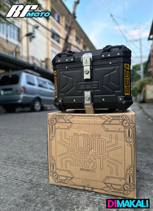 SEC Blood shot 45L alloy top box | Lazada PH