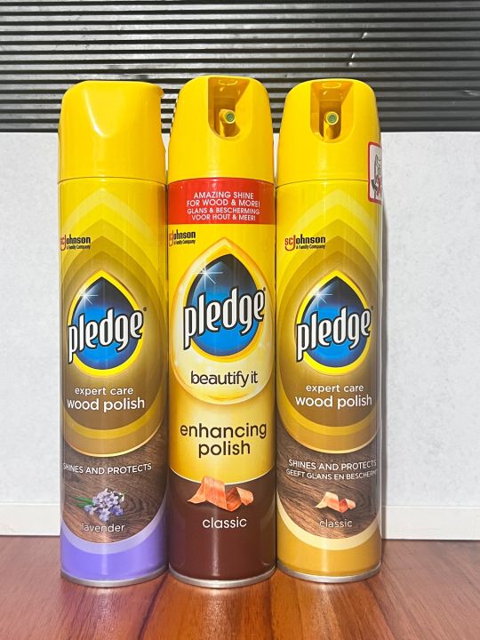 Pledge Wood Polish 250 ML Shines and Protect | Lazada PH