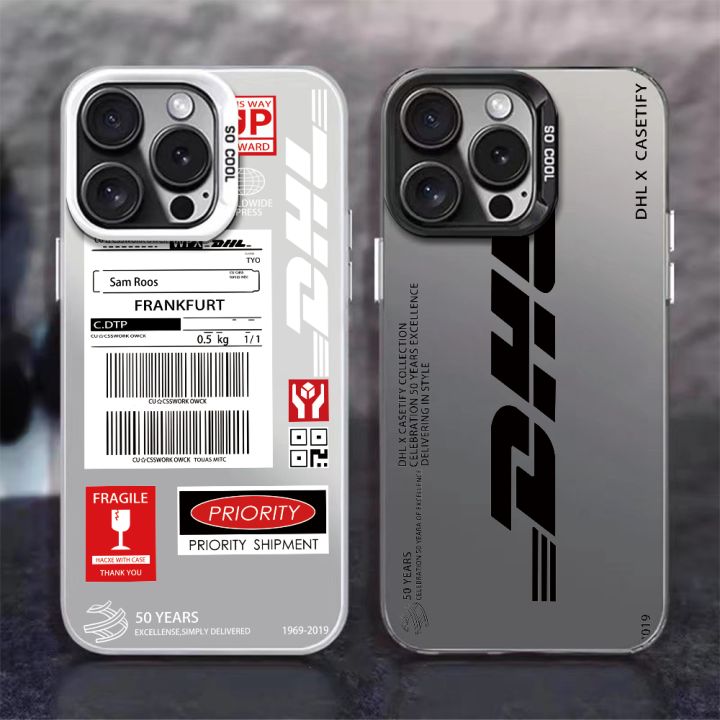 ยี่ห้อD-DHLเคสโทรศัพท์FUNDAสําหรับiPhone 12 11 13 14 15 16 Max Pro Plus ...