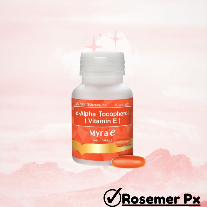 Myra E Vitamin E 30 Capsules | Lazada PH