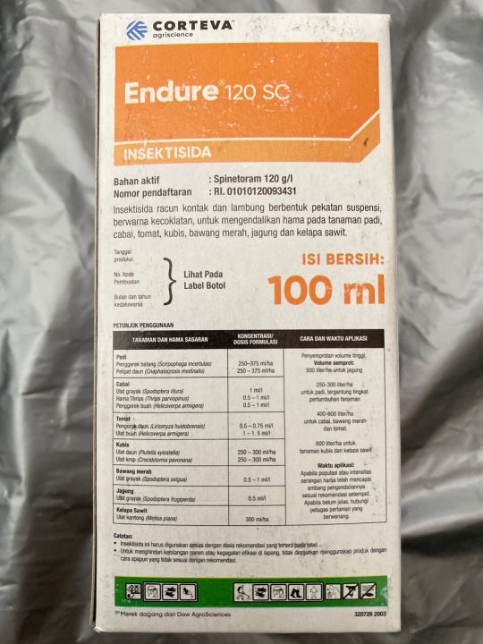 Endure 120 sc insektisida 100ML | Lazada Indonesia