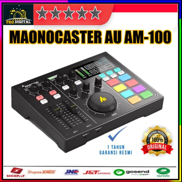 Maono AU-AM100 AM-100 Maonocaster Podcast Production Mixer USB | Lazada ...