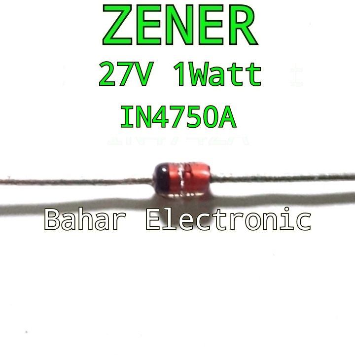 Dioda Zener 27V 1W IN4750A Harga Per 5 Biji | Lazada Indonesia