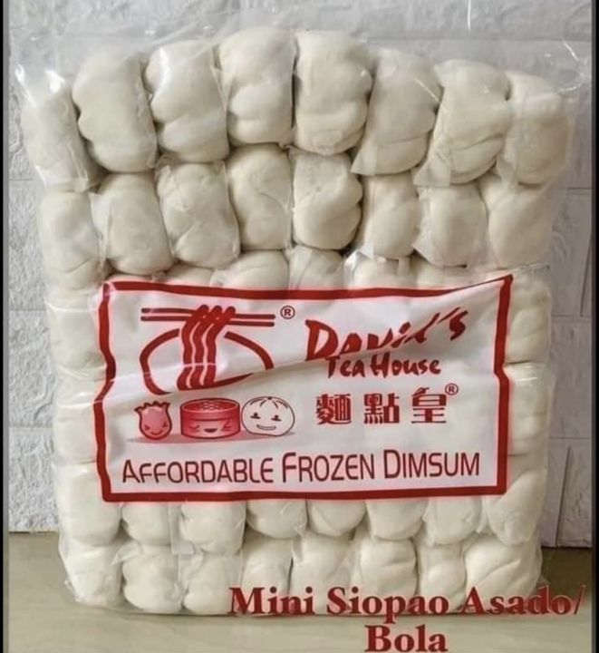 David’s Tea House (Affordable Frozen Dimsum) Mini Siopao Asado/Bola2 ...