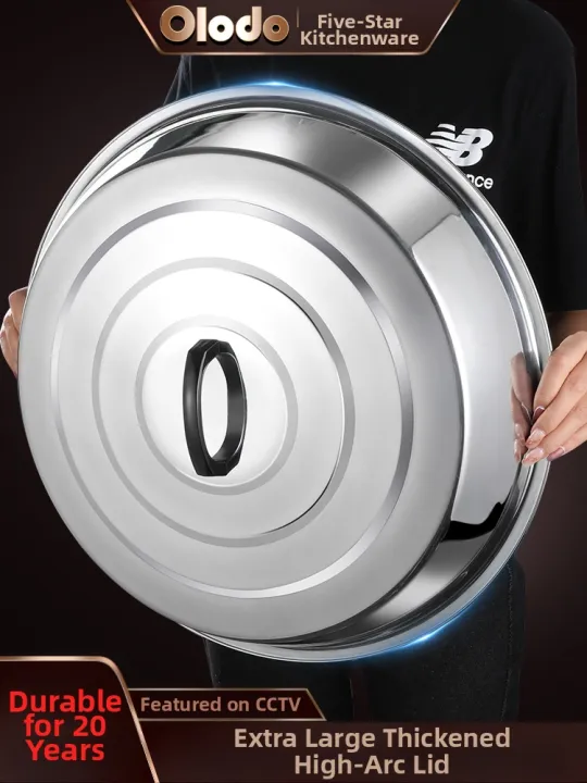 Olodo | Multipurpose Stainless Steel Large Round Pot Lid | Lazada PH