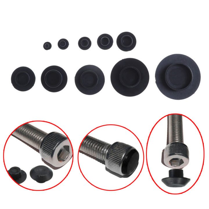 10Pcs Hex Socket Allen Bolt Screw Nut Hexagon Head Cover Cap Protector ...
