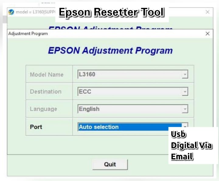 Epson Resetter L3160 Easy Fix Tool | Lazada PH