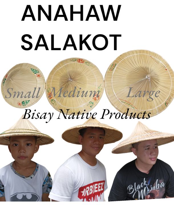 SALAKOT HAT MADE FROM ANAHAW LEAVES (3 sizes) | Lazada PH
