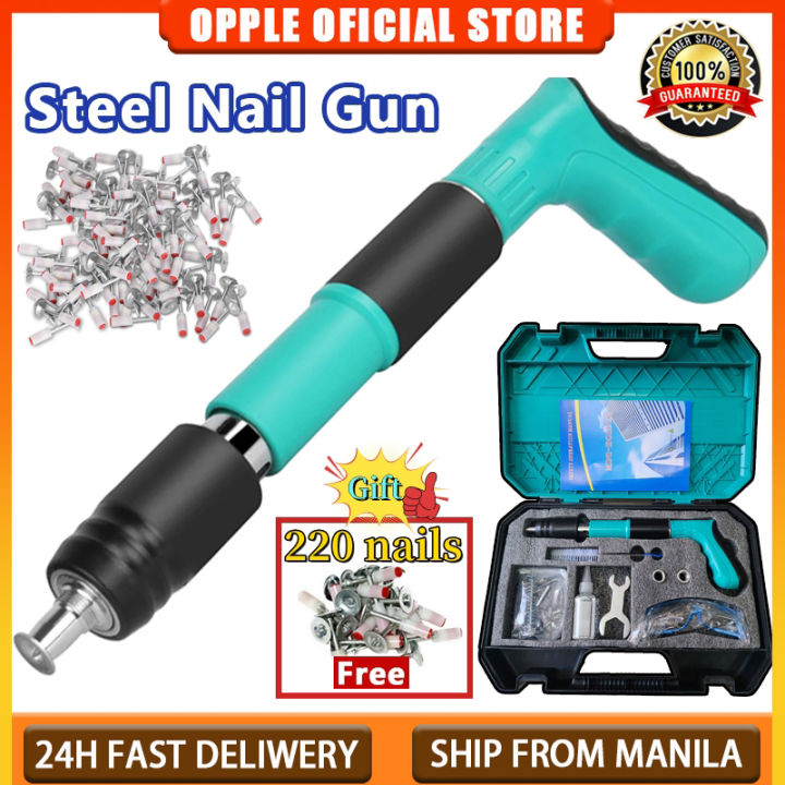 Nail Puncher Gun Nail Guns Concrete Steel Wall Anchor Wire Slotting ...