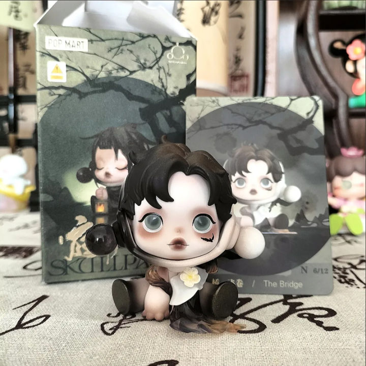 Original Popmart Skullpanda The Ink Plum Blossom Series Character Doll ...