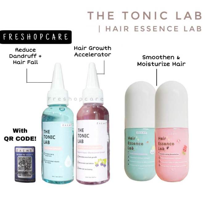 ZAEM's. The Tonic Lab (50ml) | Hair Essence Lab (100ml) | Lazada