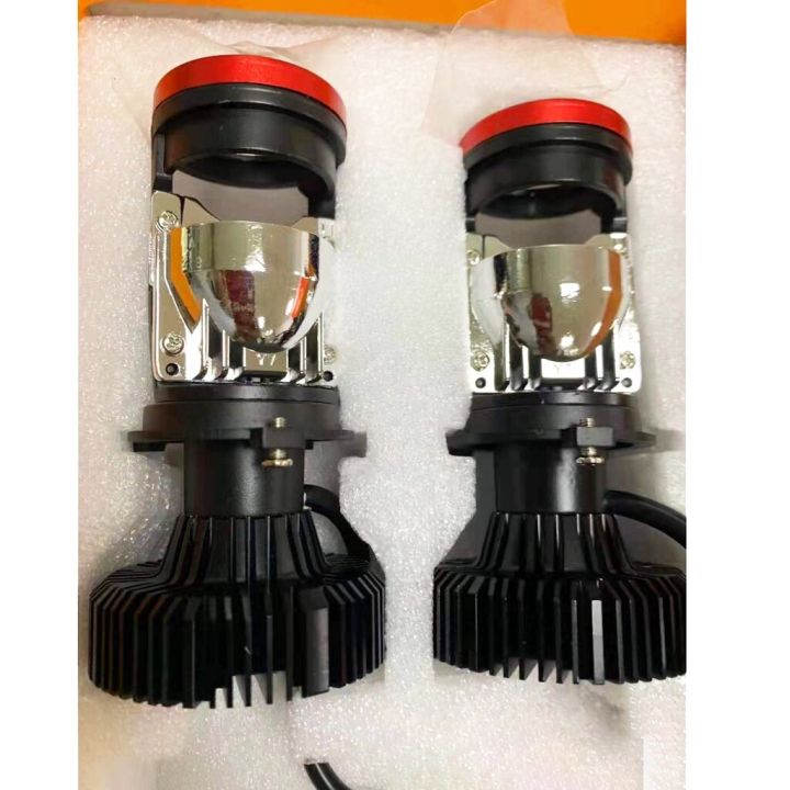 (ของแท้ 100%)รุ่นใหม่20221คู่ หลอดไฟหน้าLedมินิโปรเจคเตอร์ รุ่นY8 Y7 Y6 ...