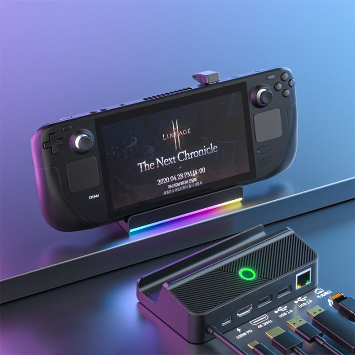 4K HDMI-Compatible Video Converter Bracket for Steam Deck TV Video ...