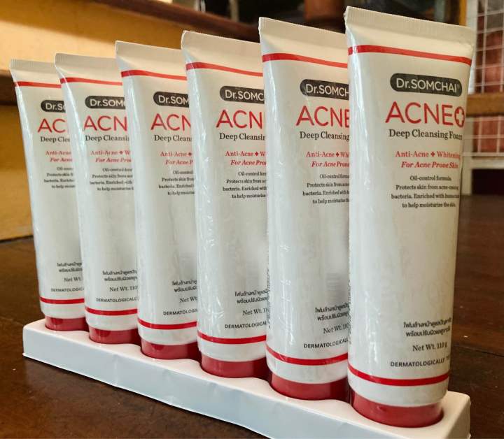 1 แถม 1!!! Dr.Somchai Acne Deep Cleansing Form ดร.สมชาย แอคเน่ ดีฟคลี ...
