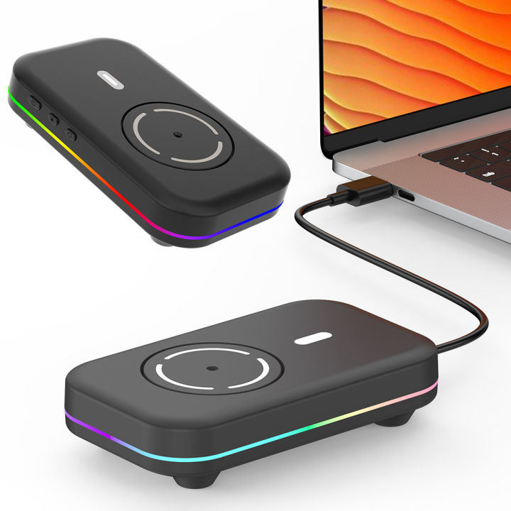 Rgb Undetectable Mouse Jiggler On Off Switch Automatic Mouse Wiggler Shaker 4 Modes Mouse Mover