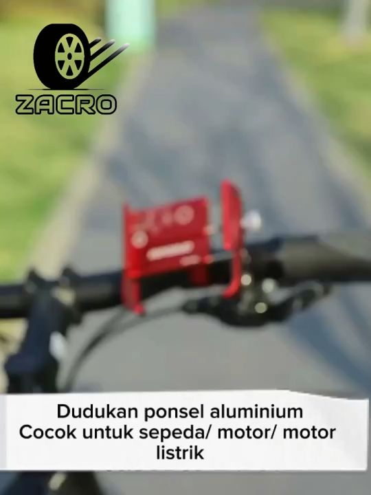 ZACRO NEW Holder Hp Motor Dudukan Ponsel Aluminium Aloy Holder ...