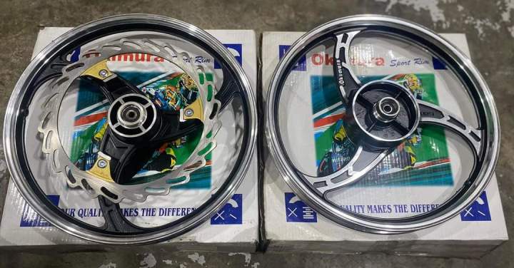 OKIMURA MAGS FOR RAIDER J110-115FI/PRO/CROSSOVER/SMASH115 FRONT DISC ...