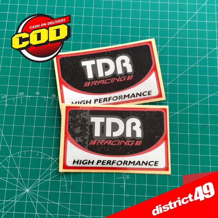 Sticker cutting TDR - Cutting sticker TDR - Stiker TDR - Stiker racing ...