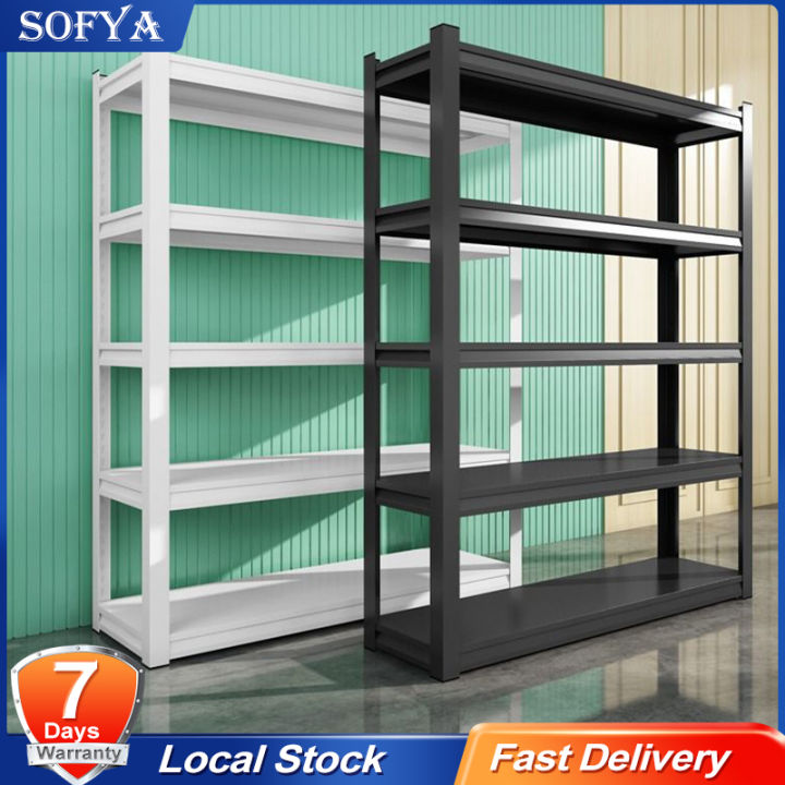 Sofya Adjustable Heavy Duty Boltless Rack Metal Storage Rack Shelve ...