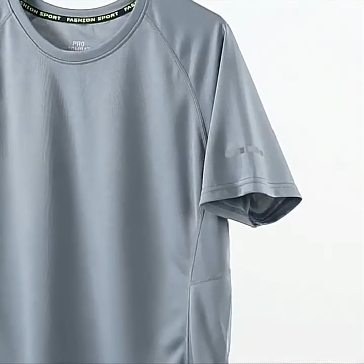 Men's Style Short Sleeve Sports DRI-FIT Short sleeve T-shirts Gradient ...